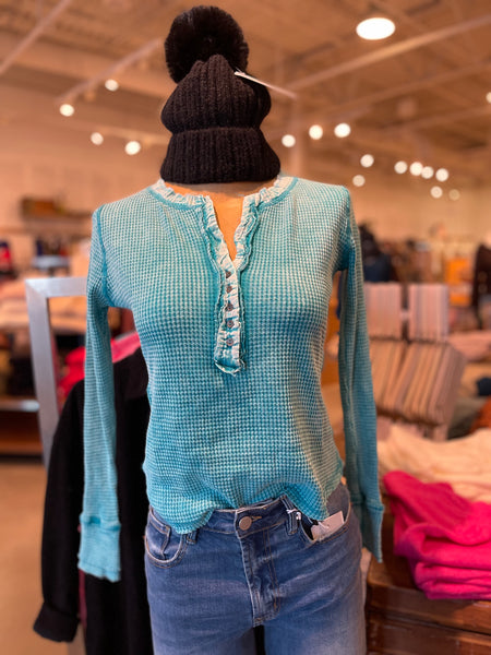 Kelly Thermal In Teal – BLUvintage